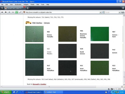 Just a nosing through the paint guide and saw this? | Renault 4 Forum