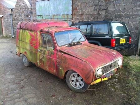 RHD Renault 4 Fourgonnette Van for sale | Renault 4 Forum